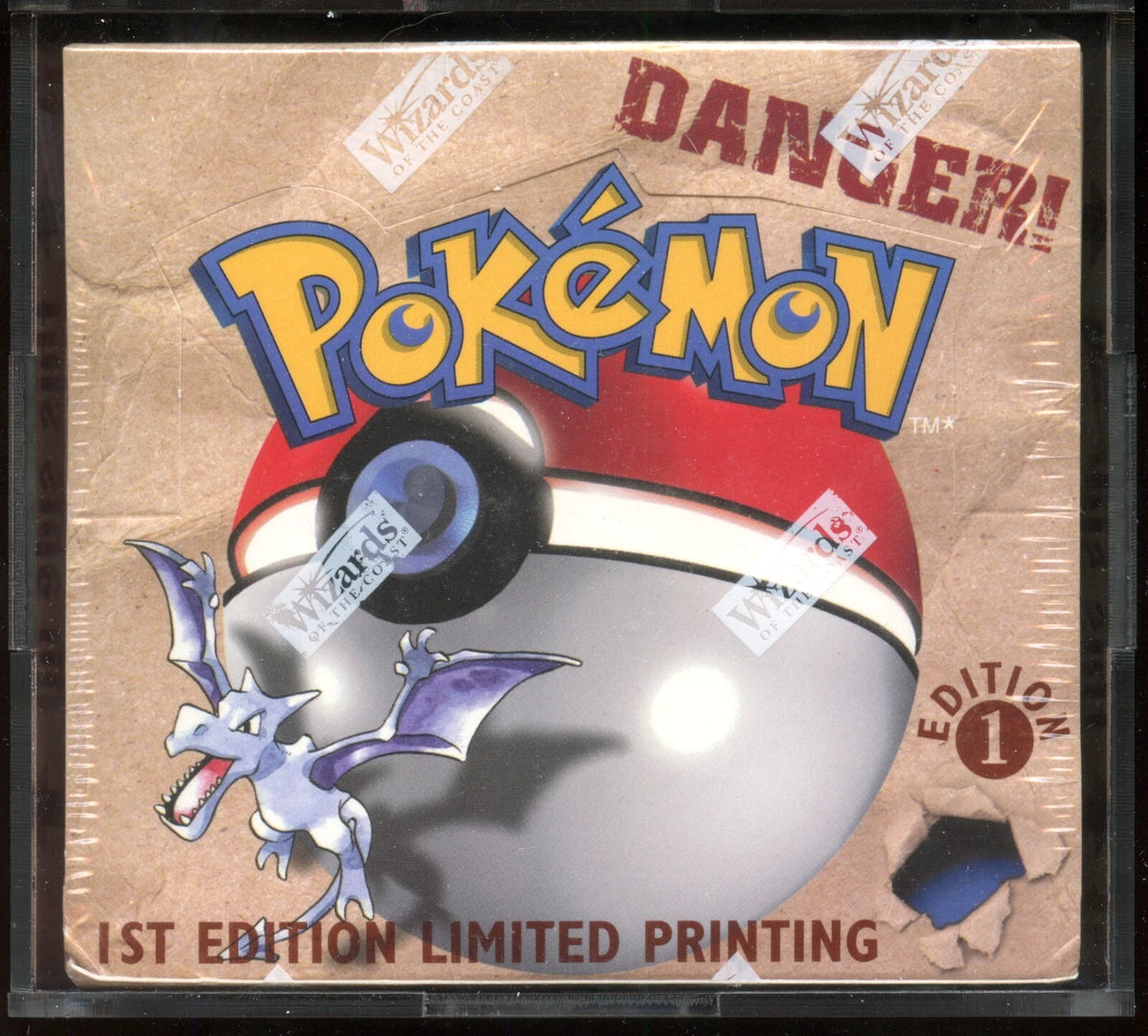 1st Edition - Pokemon - Fossil Booster Box Factory Sealed 26 Years Vin ...